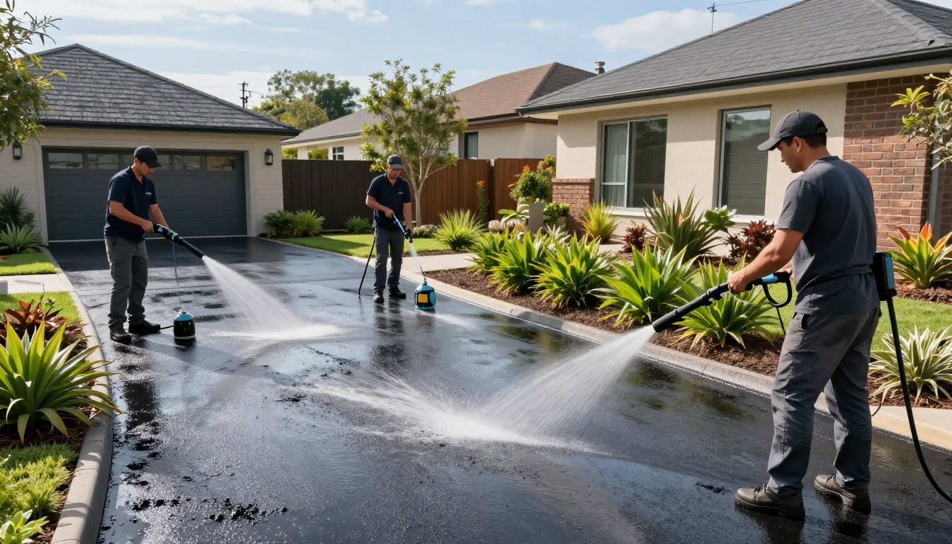 Driveway Cleaning Locking Stumps: Revitalize Your Outdoor Space