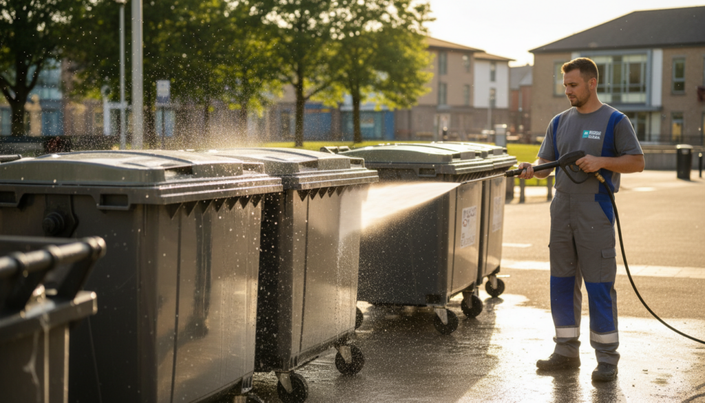 Commercial Bin Cleaning Service Prescot