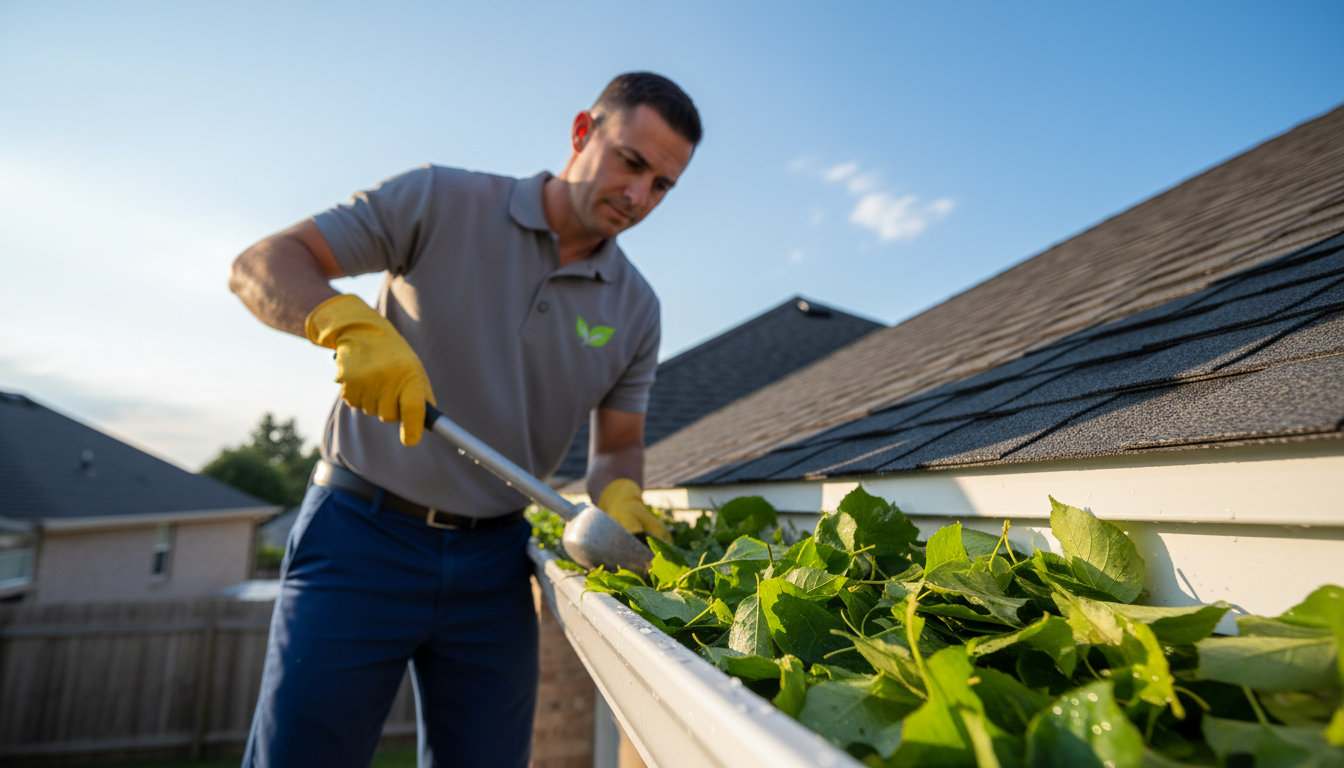 Gutter Cleaning Service Prescot