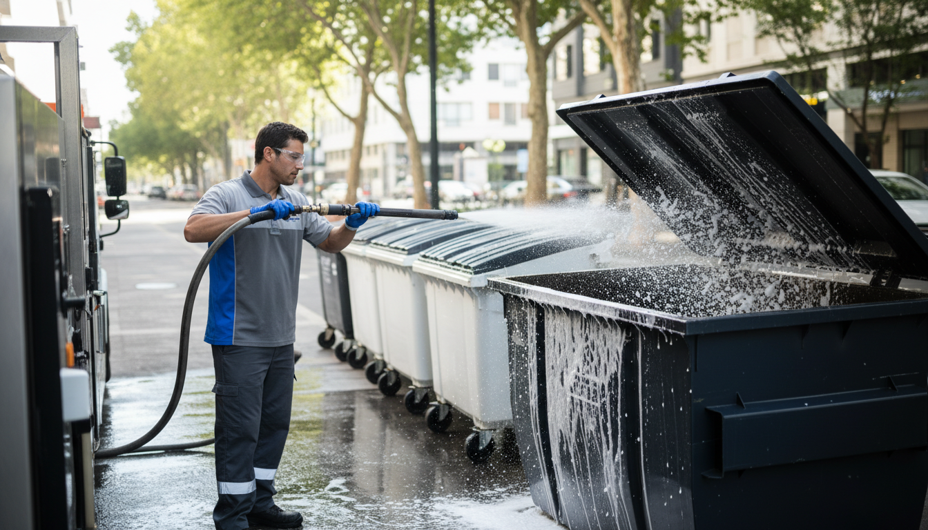 Commercial Bin Cleaning Service Calderstones