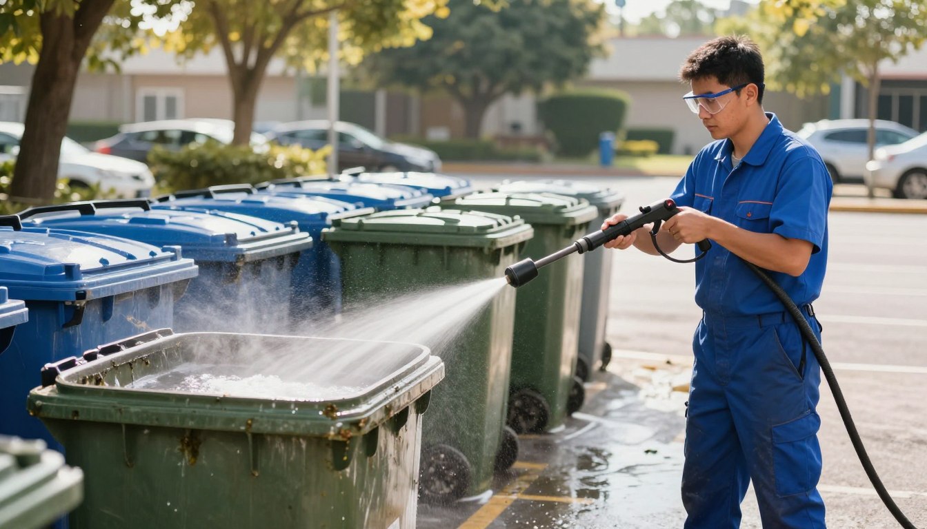Commercial Bin Cleaning Service Eccleston