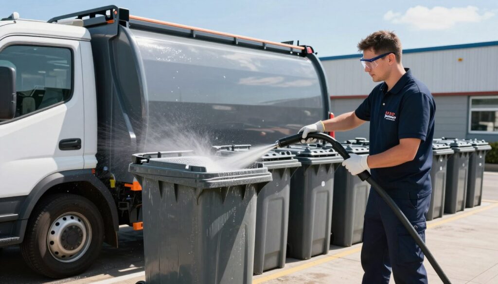Commercial Bin Cleaning Service Sutton